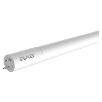 RAB 14 Watt 4 Foot 5000K 1 or 2 Ended Direct Wire Glass T8 LED