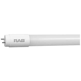 RAB 14.5 Watt 4 Foot 4000K Dimmable Single Ended Direct Wire Coated ...