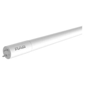 RAB 14 Watt 4 Foot 3500K Double Ended Direct Wire Glass T8 LED